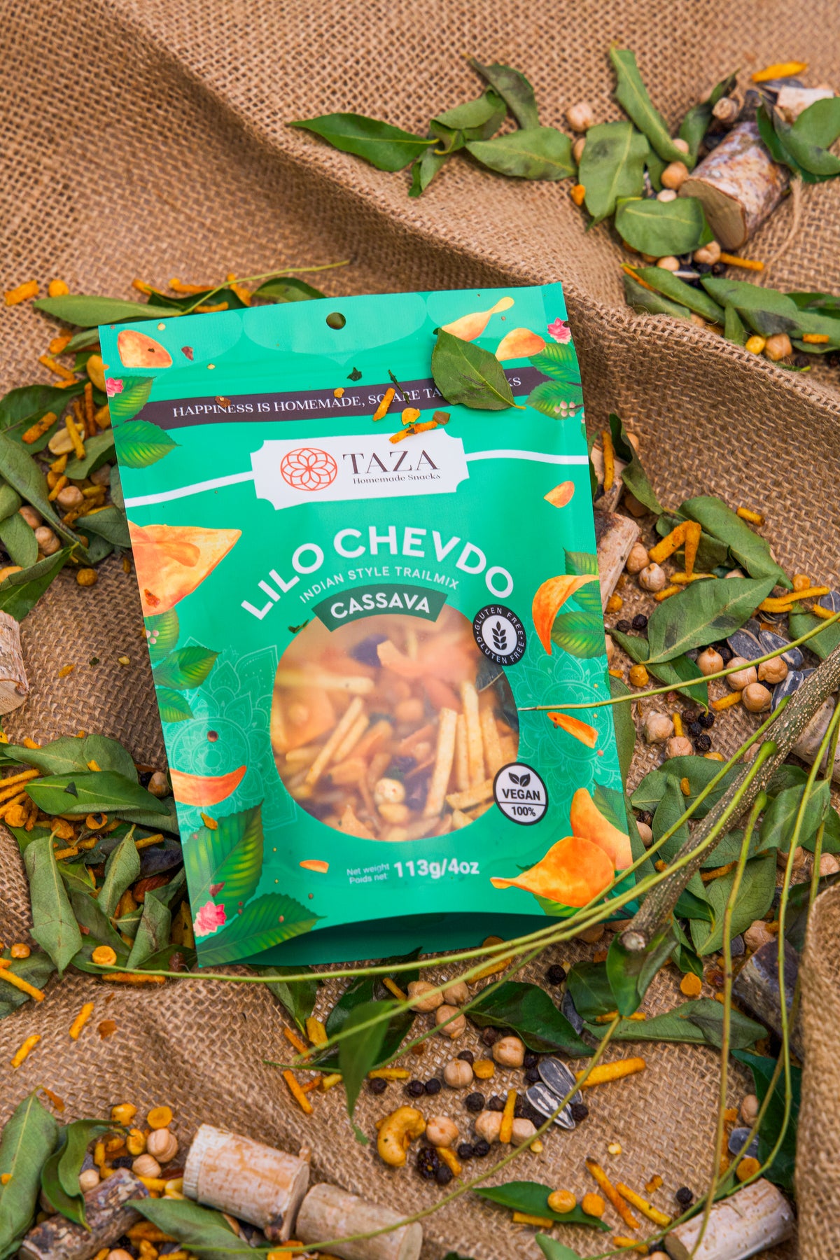 Cassava Lilo Chevdo | Indian Style Trail-Mix | Vegan & Gluten-Free ...